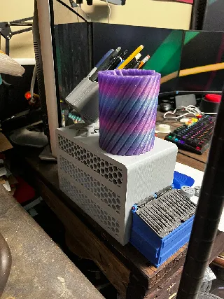 Desk Tidy Shelves by Veco | Download free STL model | Printables.com