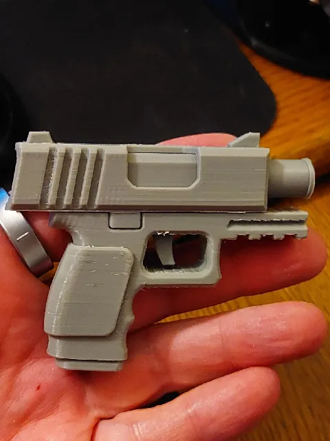 Make of BB Glock 17 – Miniature fidget version of the Iconic Glock 17 ...