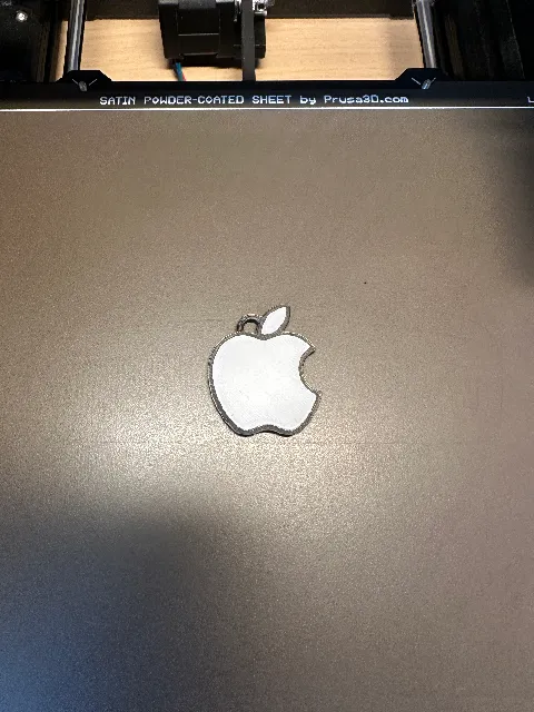 Make of Apple Logo Keychain by Emu | Download free STL model ...
