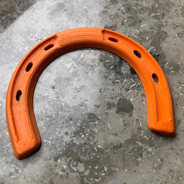 Make of Horseshoe for horse-puppet hoof by Jesco | Download free STL ...