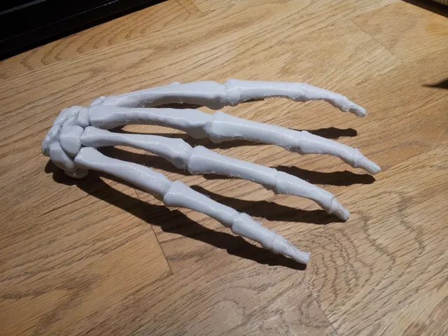 Make of Skeleton hand for halloween! by HB-3D | Download free STL model ...