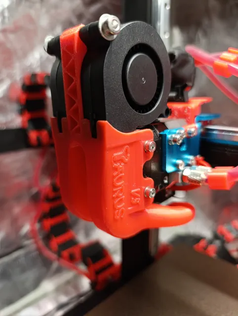 Make of Taurus V5 Cooling Duct for Creality Sprite Extruder, Dual 5015 ...
