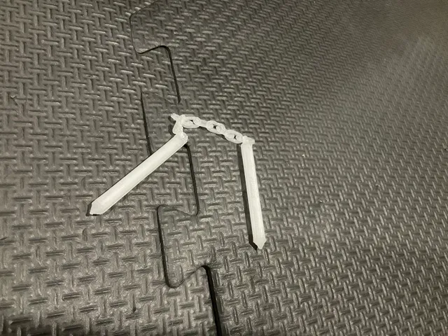 nunchucks (print in place) v2 by B00H | Download free STL model ...