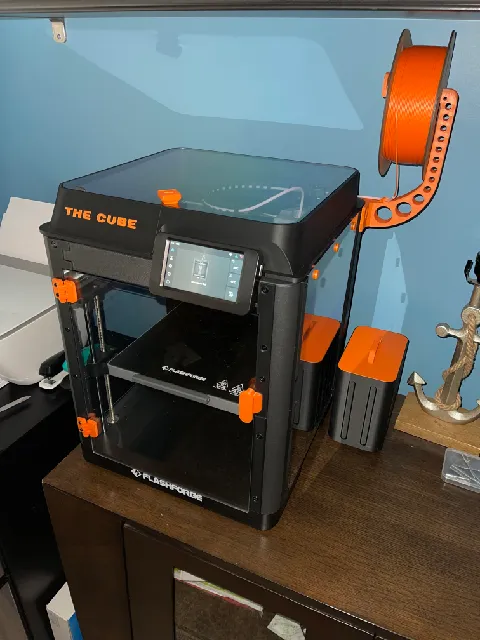 Make of Flashforge Adventurer 5M (AD5M) Minimal DIY Enclosure - prints faster, uses less plastic ...