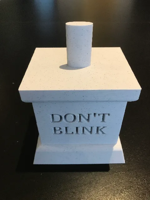 Make of Weeping Angel base with stud by Yotus | Download free STL model ...