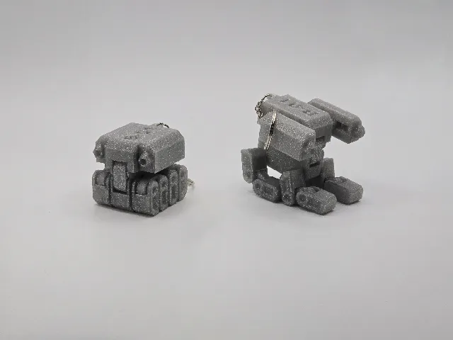 Make of Print-in-Place Robot | BoxBot B-01 by FC2M3D | Download free ...