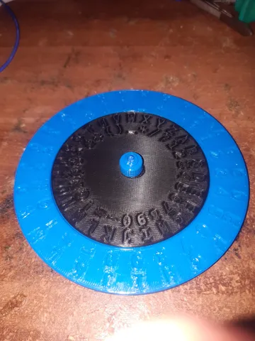 Caesar Shift Cipher Wheel by Rod | Download free STL model | Printables.com