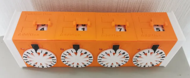 Make of Mechanical calculator "Pascaline" (modular design) by rg ...