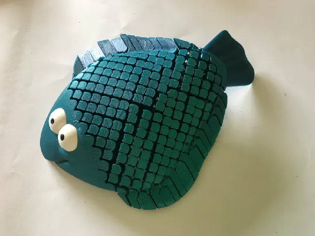 Make of Floppy Flounder - Articulated Flexi Fish by Hiro Protagonist ...