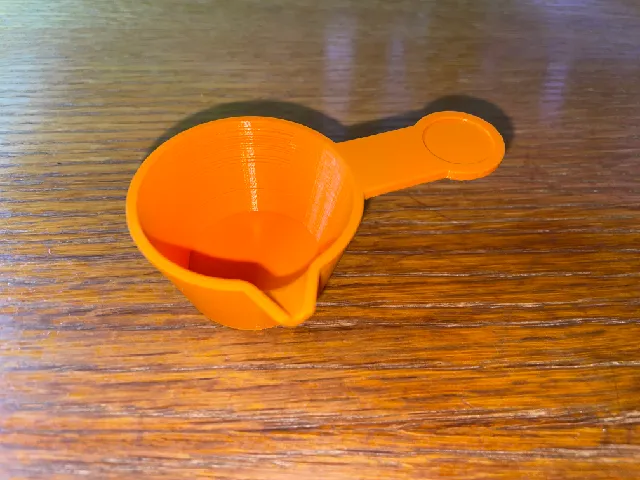 Reloading Powder Pan with Handle by plaid_brad | Download free STL ...