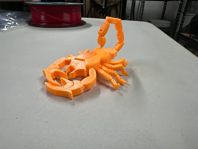 Make of Articulated Scorpion by Steven Machado | Download free STL ...