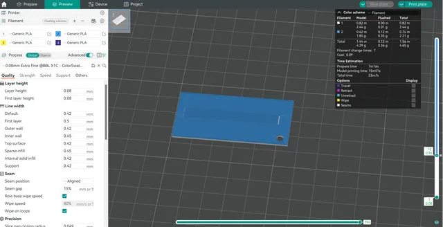 Make of Detailed TD calibration step test for HueForge by Devon Pucel ...