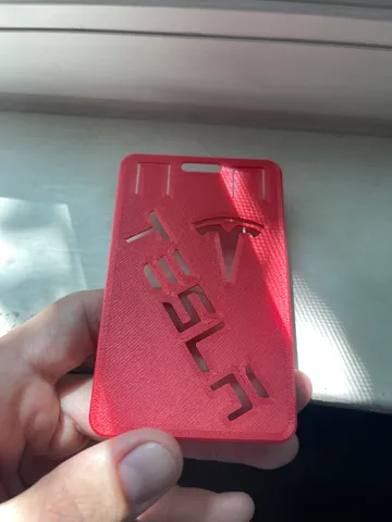 Tesla Badge Holder by 8Bit925 | Download free STL model | Printables.com