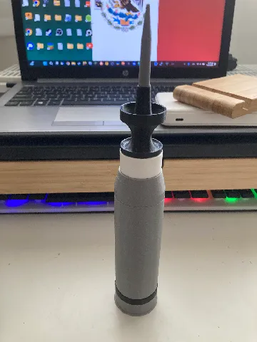 120mm APFSDS full size replica (Tank Sabot round) by ad5ou | Download ...