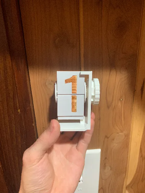 Make of Split-flap counter - Fully printable by ConnorQuist | Download ...