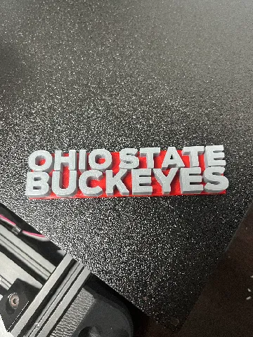 Ohio State Buckeyes Sign by JGowins | Download free STL model ...