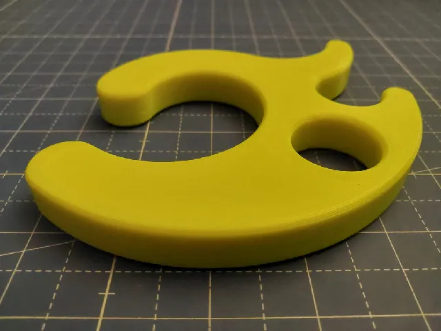 Make of Adjustable desk hook by 0mnis | Download free STL model ...