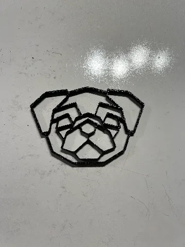 Pug 2d by wallysf | Download free STL model | Printables.com