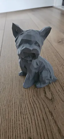Yorkshire Terrier without ribbon (Low poly/no supports) by Pove_3D ...