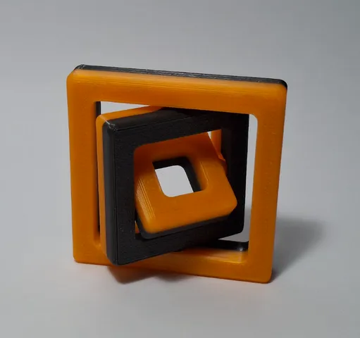 Rotating Squares Fidget Toy By Diademiemi Download Free Stl Model