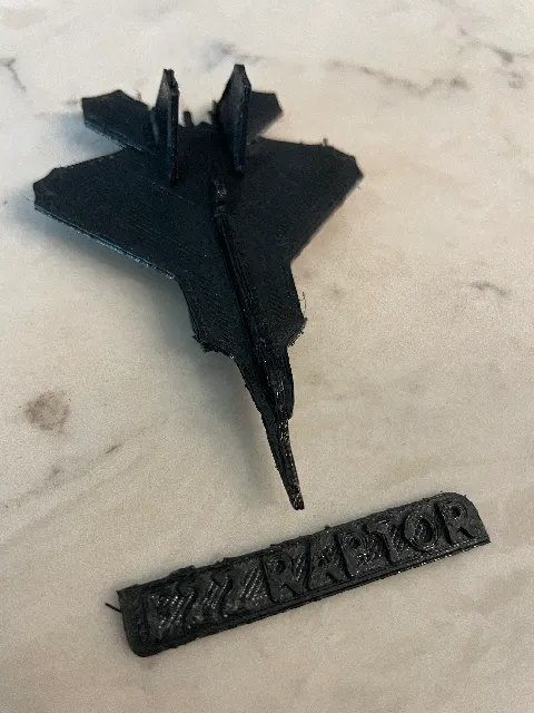 Make of F22 Raptor Kit Card by Robert G Ritzenthaler | Download free ...