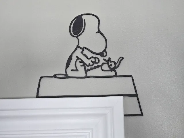 Snoopy Door Corner III. by fD667 | Download free STL model | Printables.com