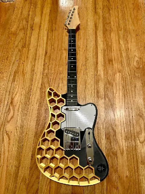 Make of The Prusacaster - a 3D printable guitar by DamiTheMaker ...