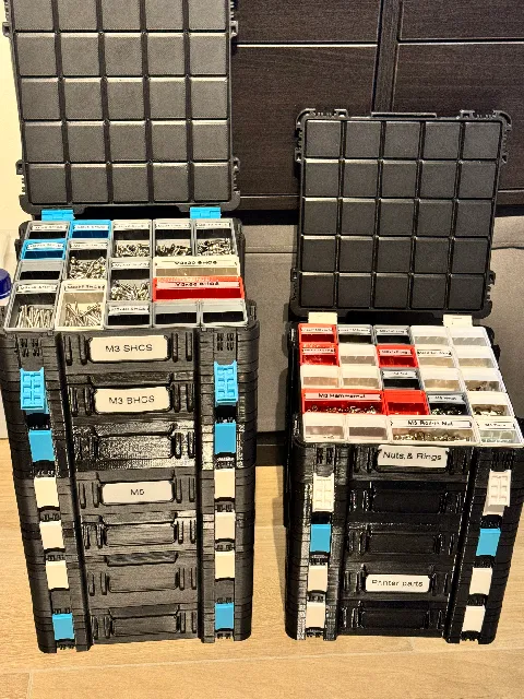 Make of Gridfinity Storage Box by Pred (now parametric) by Shoikan ...