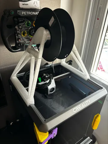 Creality K1 & K1C top mounted filament spool holder (new version 2) for ...