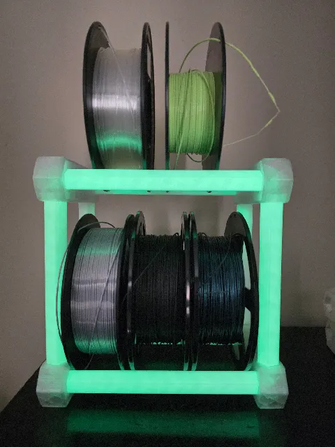 Make of Modular filament spool rack by MasonicMonk | Download free STL ...