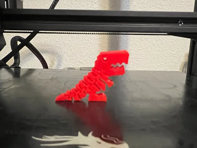 Flex rex with key chain by Titus McDonough | Download free STL model ...