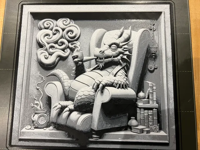 Smoking Dragon by Don Matis | Download free STL model | Printables.com