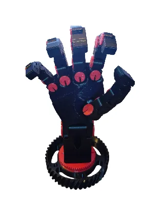 Poseable Robot Hand (Right Hand) (PLA) by Make-A-Print | Download free ...