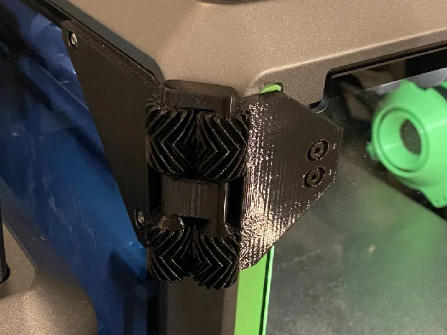 Make of Creality K1 & K1 Max Door Hinges Geared Print in Place by tlamp | Download free STL ...