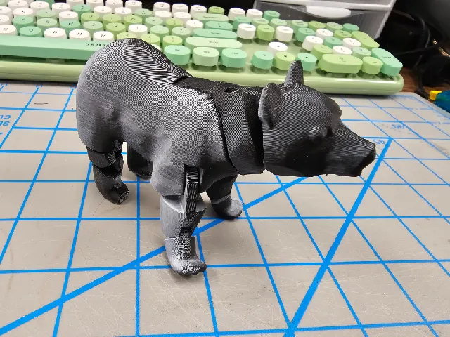 Articulated Bear by kida | Download free STL model | Printables.com