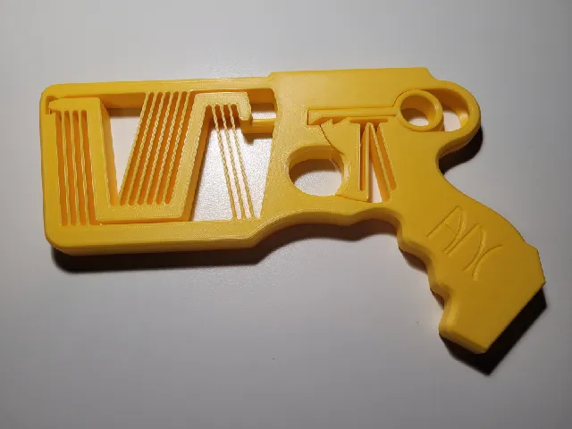 Compliant Mechanism Disk Gun by steve smith | Download free STL model ...