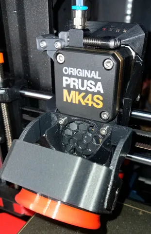MK4S - Hotend-Fan shroud and Print-Fan holder by Stefan | Download free ...