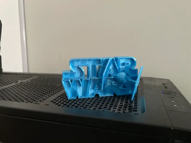 Star Wars - 3D logo by Medelis3D | Download free STL model | Printables.com