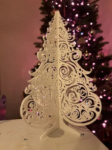 Slotted 2 piece Christmas Tree by 29flo | Download free STL model ...