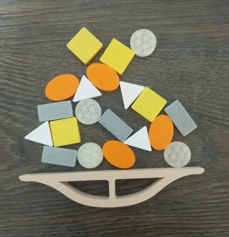 Shapes Balancing Game by DCMake | Download free STL model | Printables.com