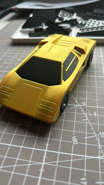 Make of Lamborghini Countach print in place by aggyaix | Download free ...