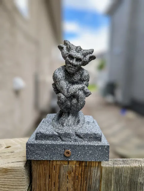 Make of Gargoyle Fence Post Toppers by Mike | Download free STL model ...