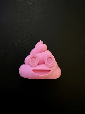 Poop Emoji Fridge Magnet by xPlatypusVenom | Download free STL model ...