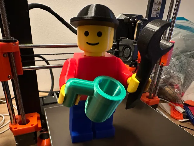 Make of Brick Megafigure (10:1 scale) by Healer | Download free STL ...