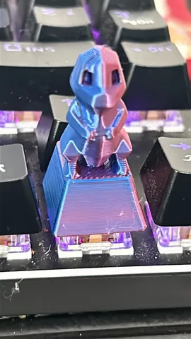 Keycap Low Poly Charmander by braga3dprint | Download free STL model ...