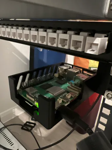 Raspberry Pi 5 Rack mount by LittleProgrammer | Download free STL model ...