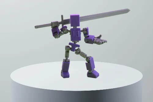 MINI 13 Printable Jointed Figure by soozafone | Download free STL model ...