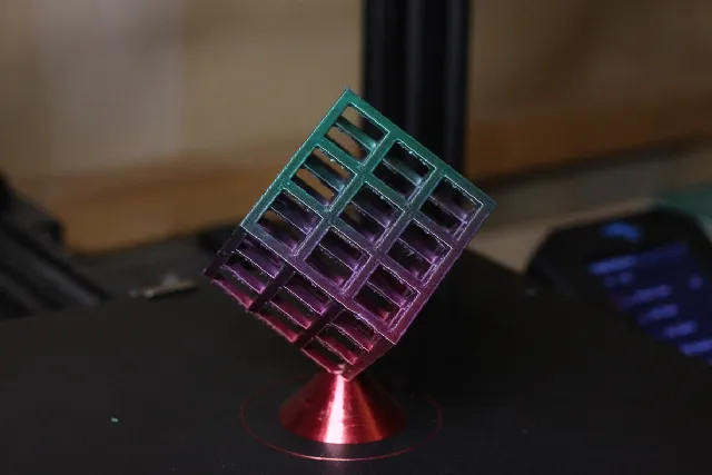 Make of Infinity Cube With Base (no supports) by ub3rmario | Download free STL model ...