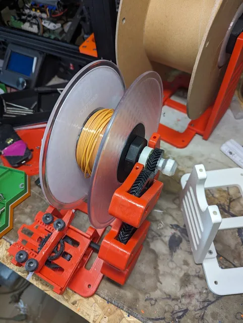 Make of Bambu Lab Filament Spool Winder - Upgraded All Gears and Axes ...