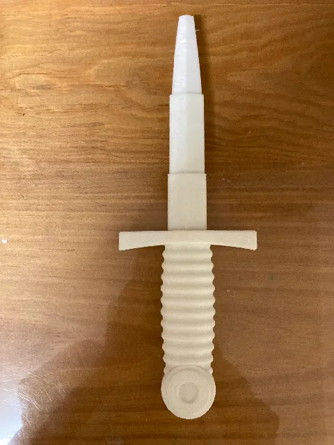 Make of COLLAPSING DAGGER (PRINT IN PLACE) by Trails5V | Download free ...
